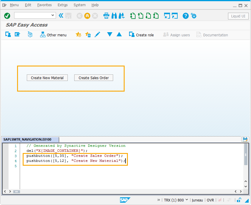 Create Pushbuttons For Create Sales Order And Create New Materialpushbutton 535 Create
